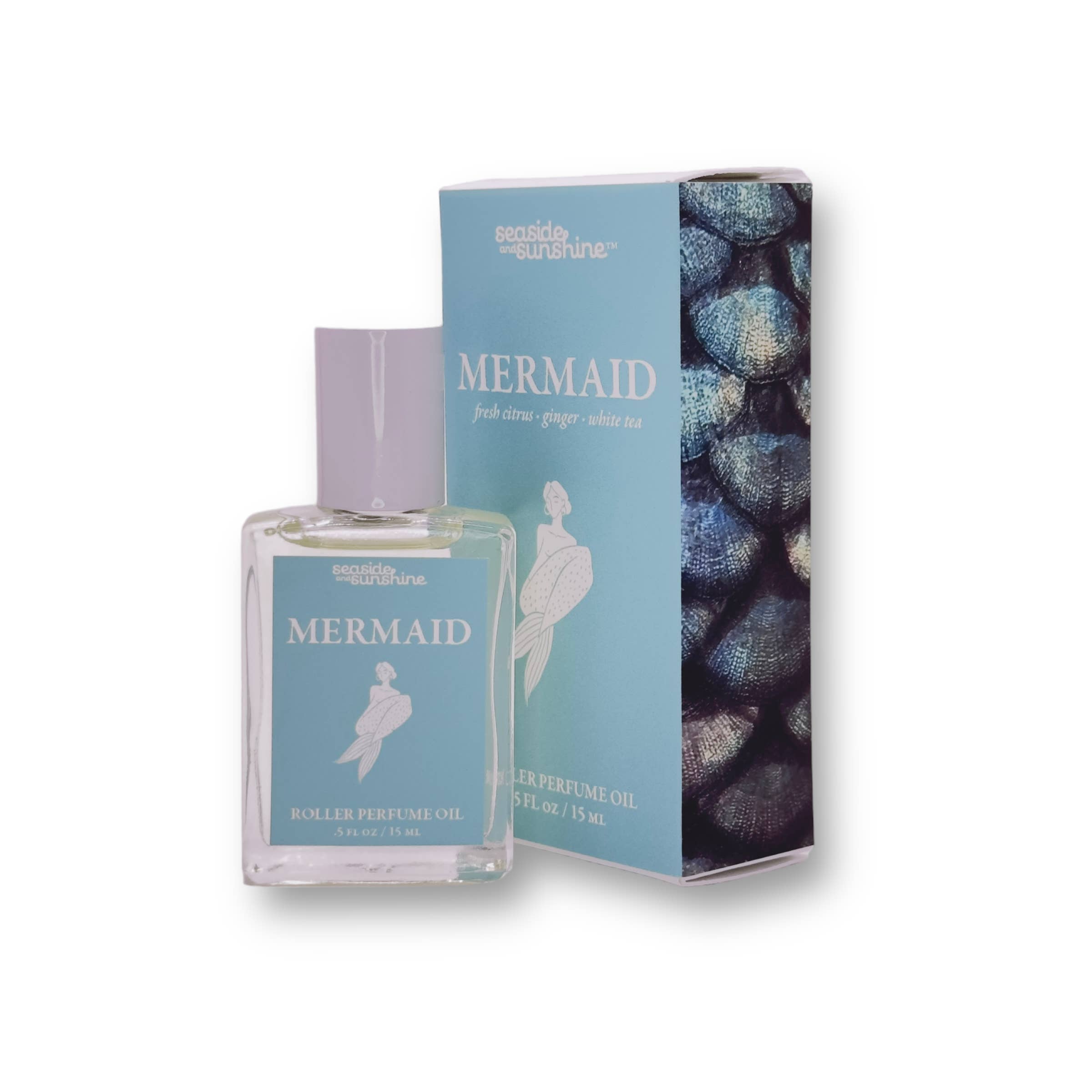 Seaside and Sunshine - MERMAID Roller Perfume 15mL | Salty Skies